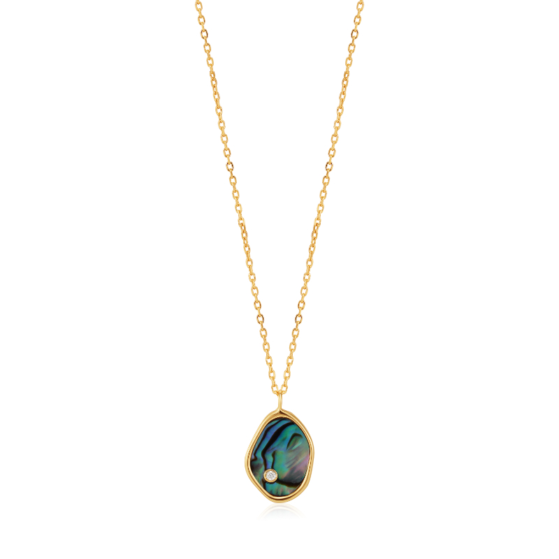 Tidal Abalone Necklace - N027-01G
